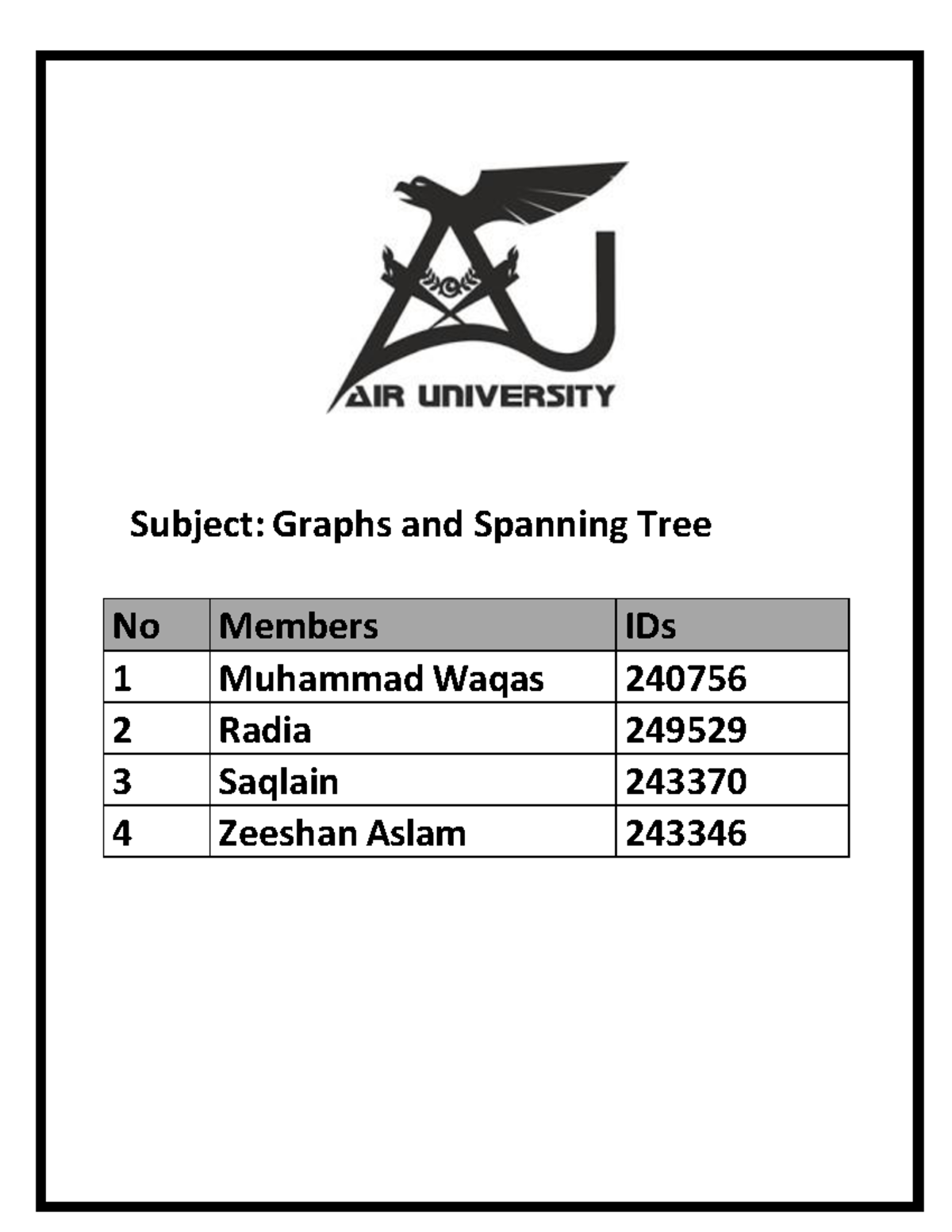 DSA Assignment 6: Graph Representation & Algorithms Overview - Studocu