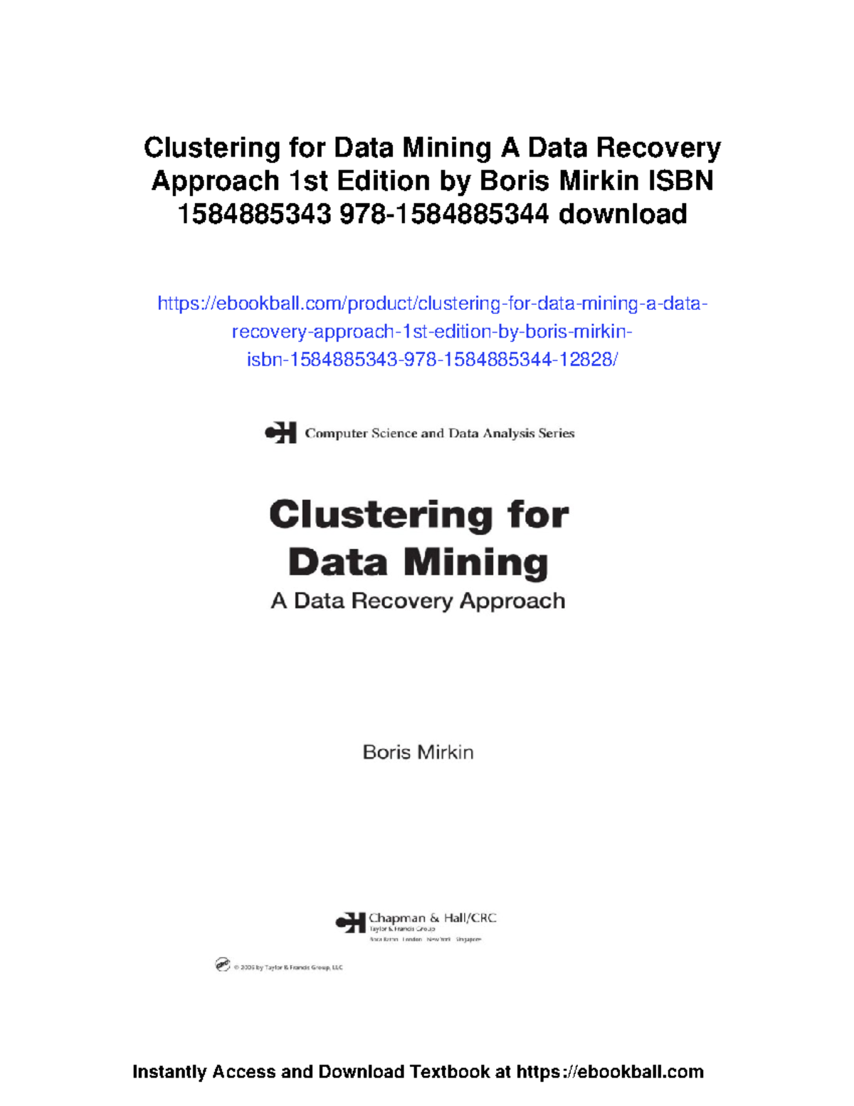 Classification And Multivariate Analysis For Complex Data Structures