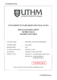 System Analysis and Design - UTHM - Studocu