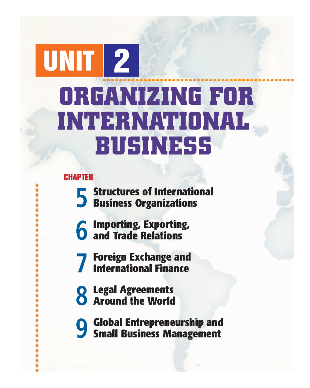 Unit 2 IBIT - organizing for international business - 5 6 7 8 ...