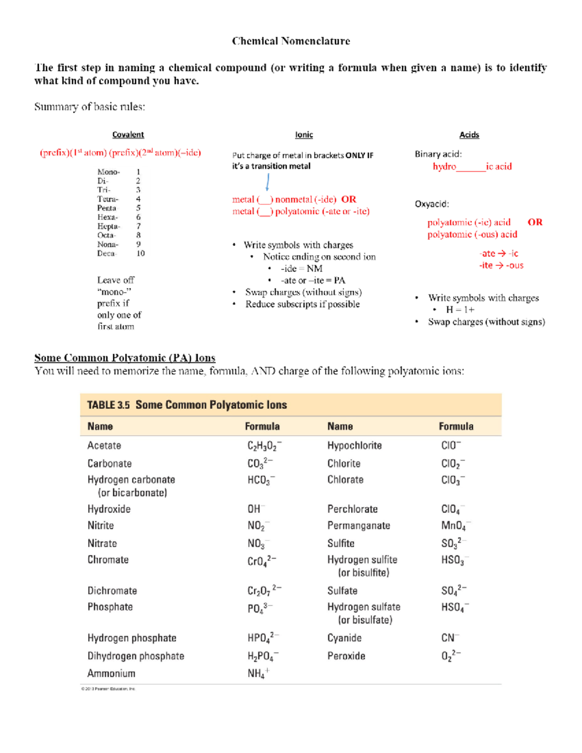 Chapter 2 - Nomenclature Worksheet Guidelines and Examples - Studocu