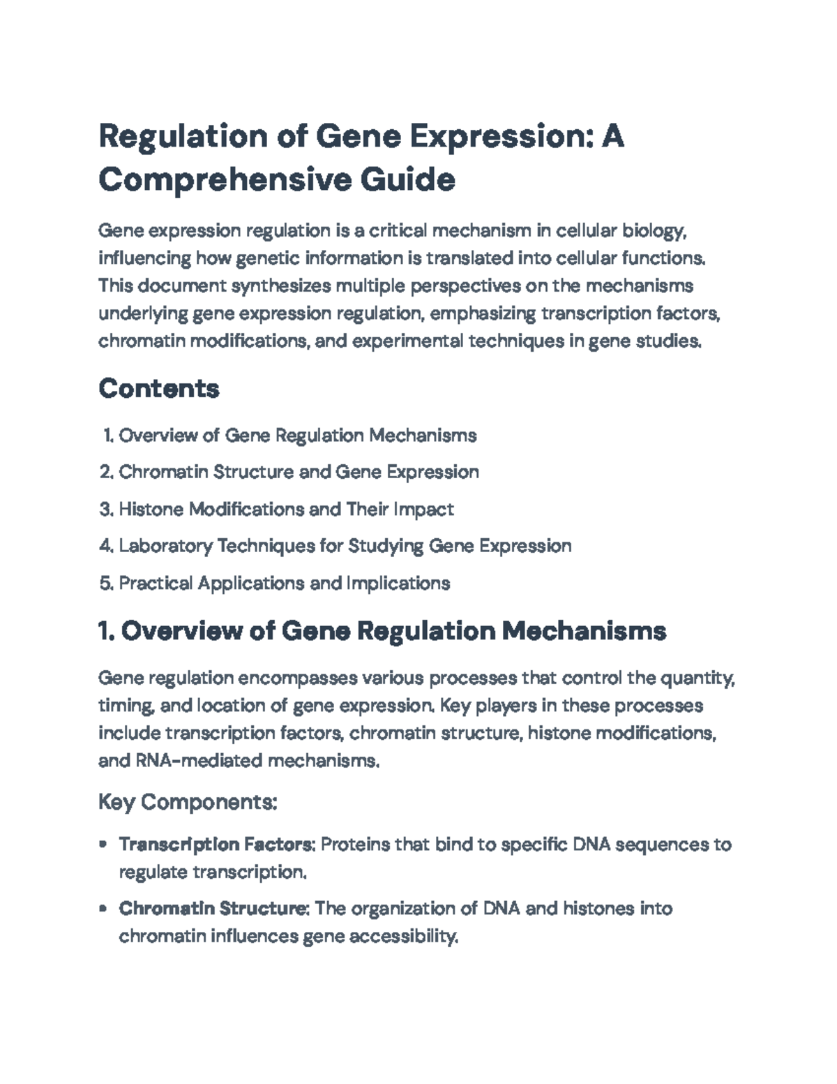 Regulation of Gene Expression Mechanisms: A Comprehensive Guide ...