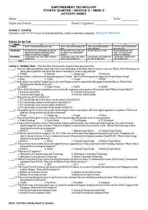 TLE-ICT-CSS-9 Q3 Module 3-4: Proper Use and Maintenance of Hand Tools - Studocu