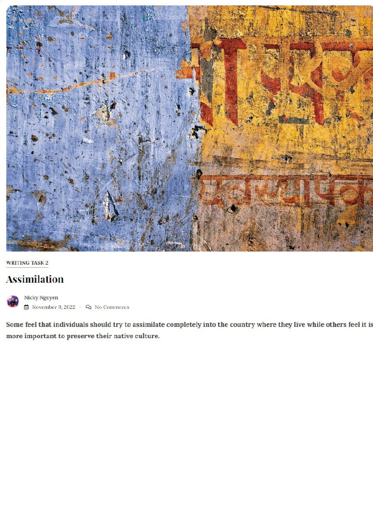Assimilation Essay Notes – Band 8 Insights and Analysis - Studocu