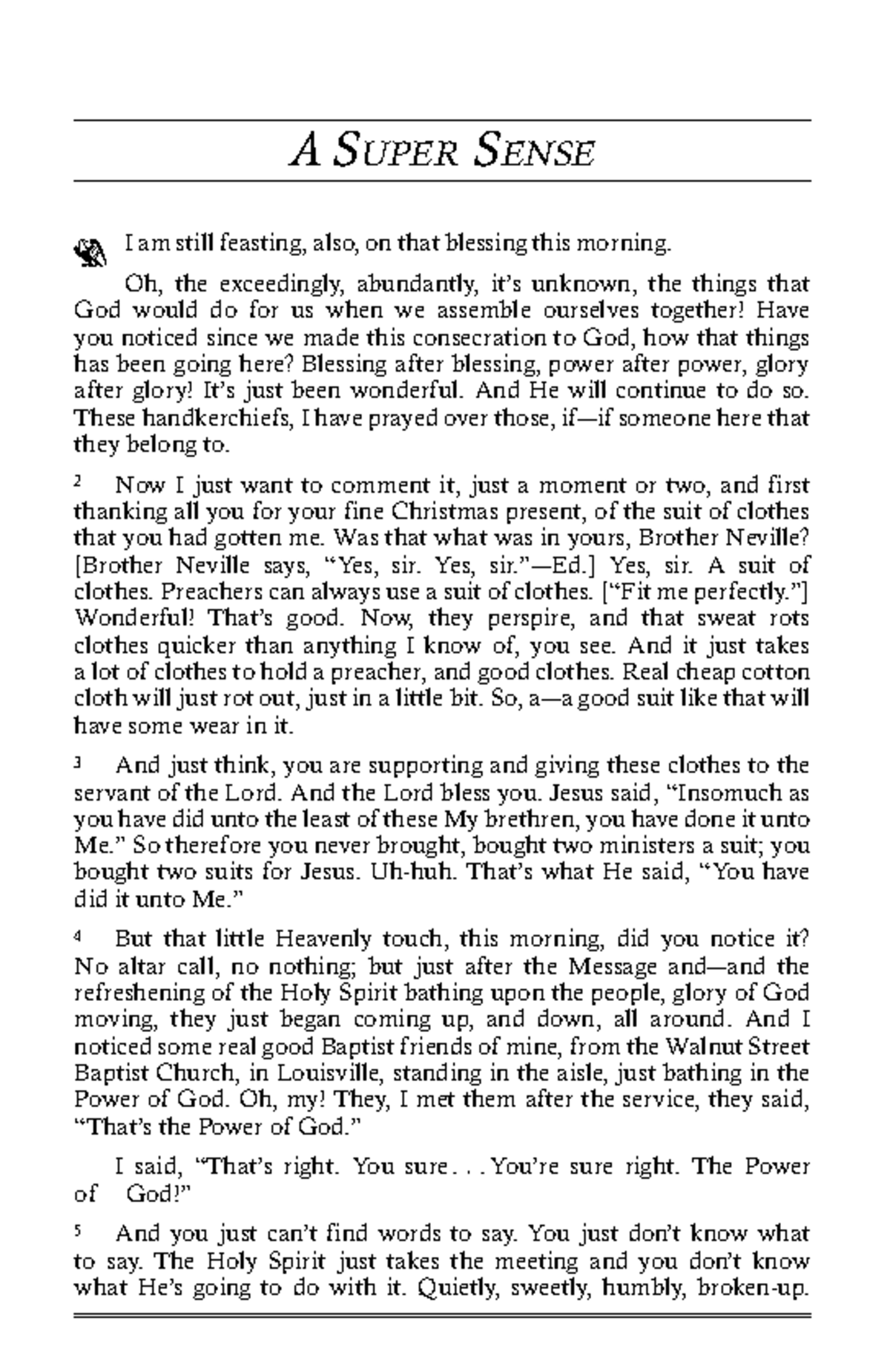 59-1227E A Lesson on A Super Sense in Faith and Spirituality - Studocu