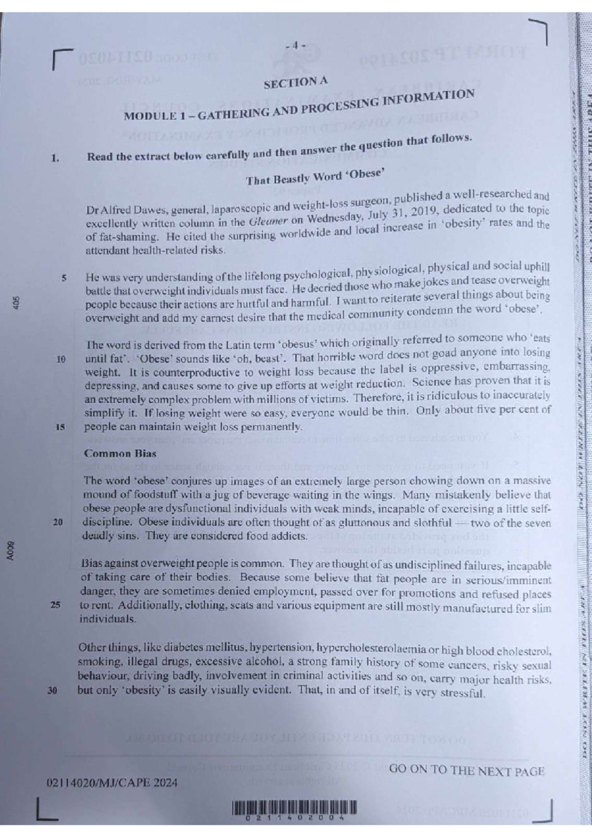 CAPE Communication Studies P2 Essay Notes: Analyzing Bias and Discourse ...