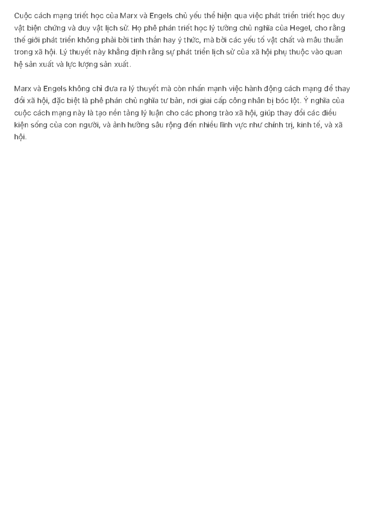 Cuộc Cách Mạng Triết Học của Marx và Engels: Phê Phán Chủ Nghĩa Tư Bản ...