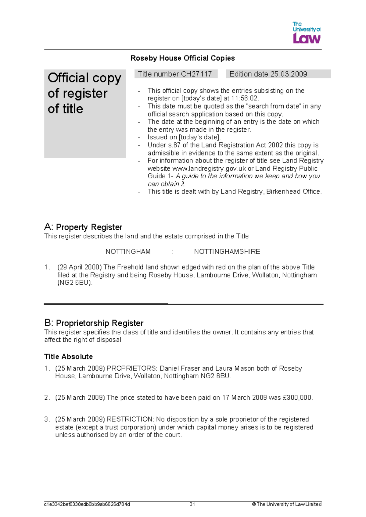 2425 re level 6 ws02 ce02 task 02 official copies - Roseby House ...