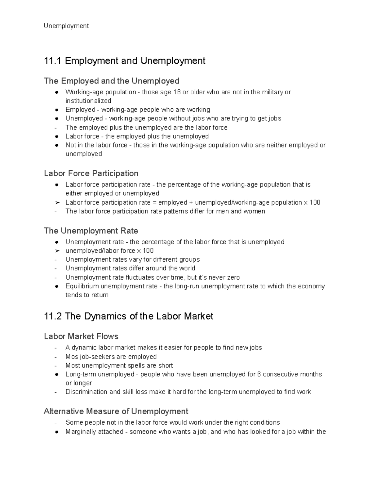 Understanding Unemployment: Key Concepts in Employment and Labor Force ...