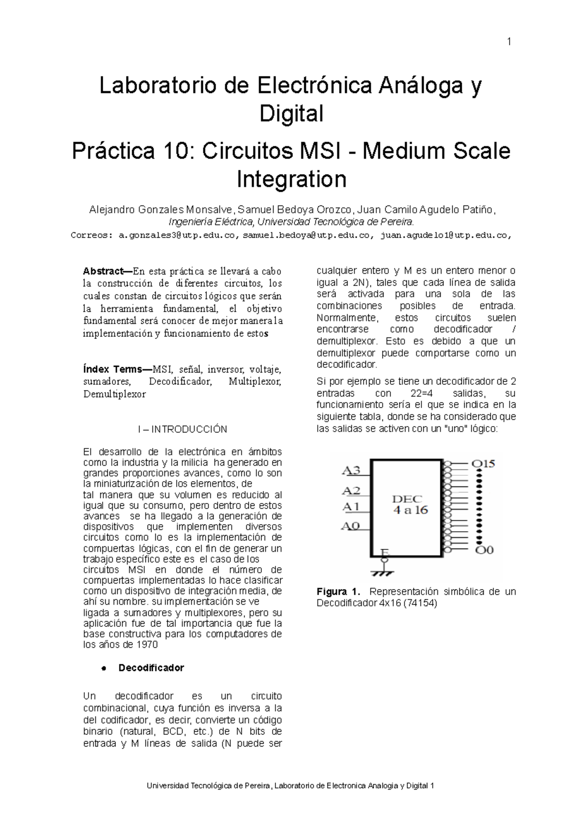 Informe Práctica 10: Circuitos MSI en Electrónica Análoga y Digital ...