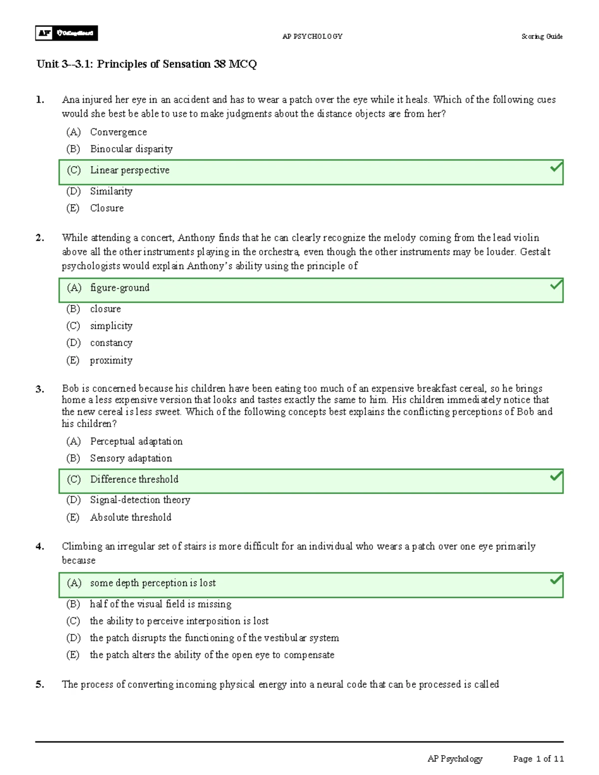 AP PSYCHOLOGY Unit 9: Attribution Theory and Social Cognition Review ...