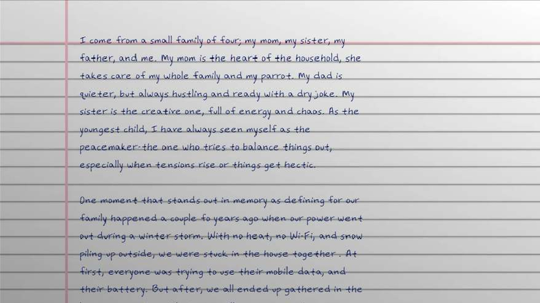 Unit 1 Eval 1: The Heart of My Family Dynamics - Studocu