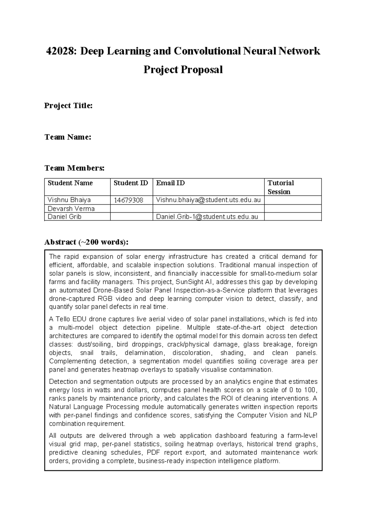 42028: SunSight AI - Deep Learning for Solar Panel Inspection Project ...
