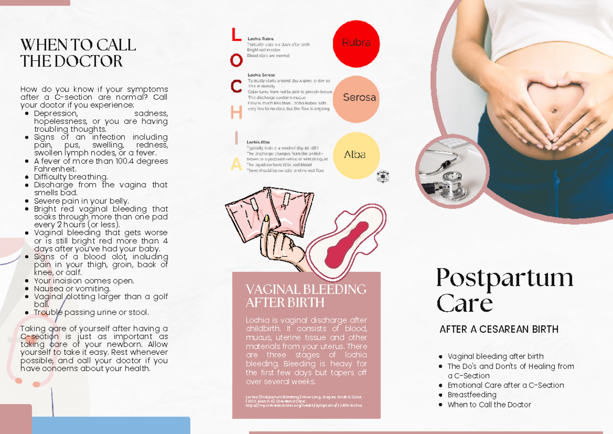 Postpartum Care for C-Section Recovery: Essential Guide - Studocu