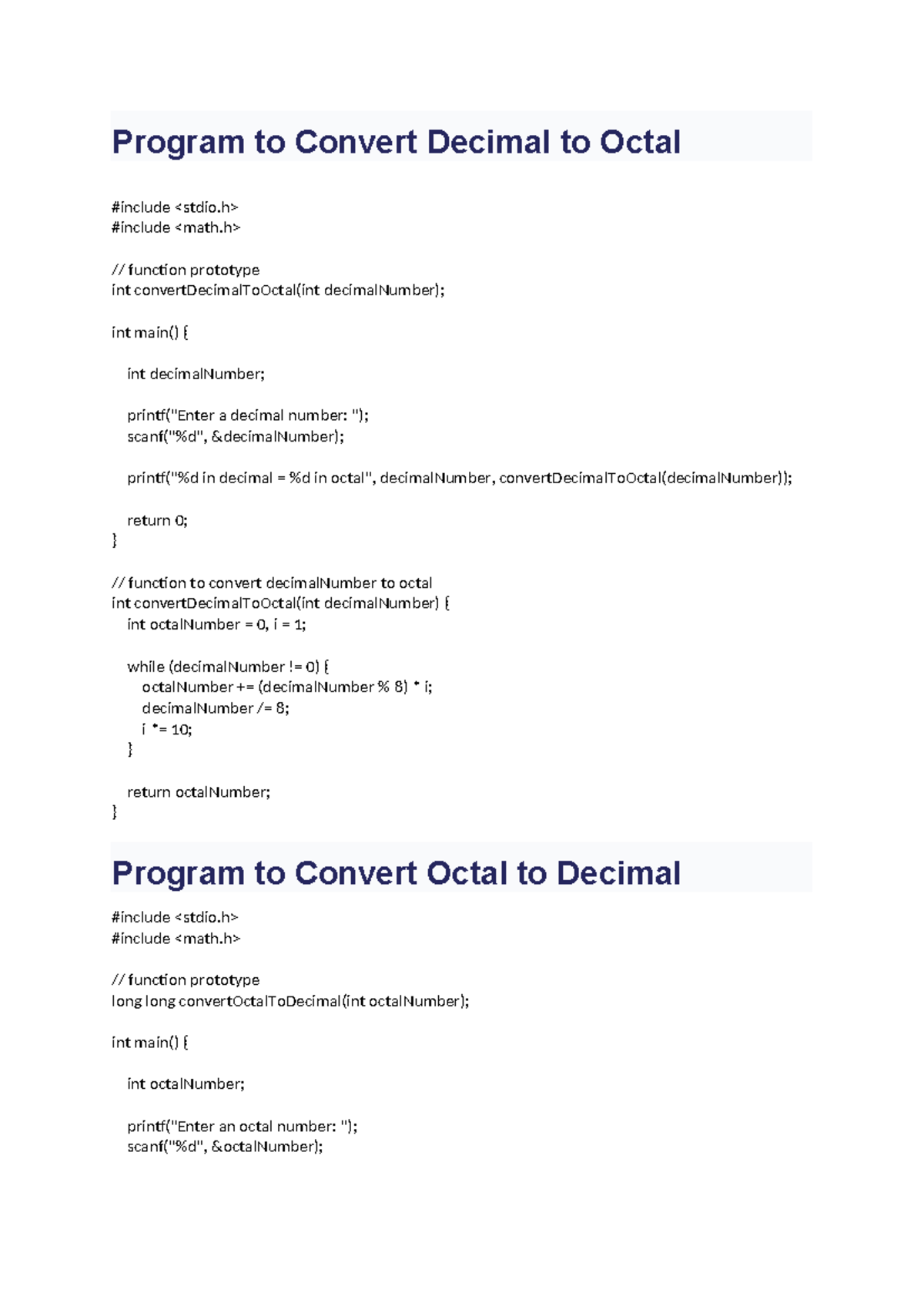 CS101: Program to Convert Between Decimal and Octal with Logic Gates ...