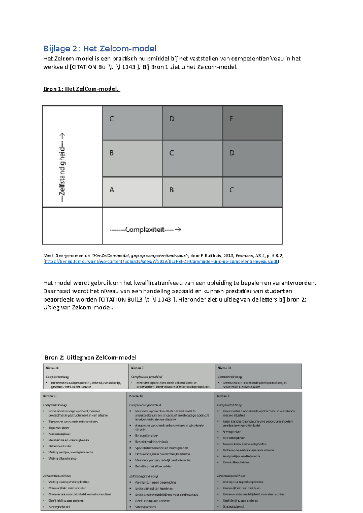 Methodieken voor Competentie en Feedback: Het Zelcom- en 4G-model - Studeersnel