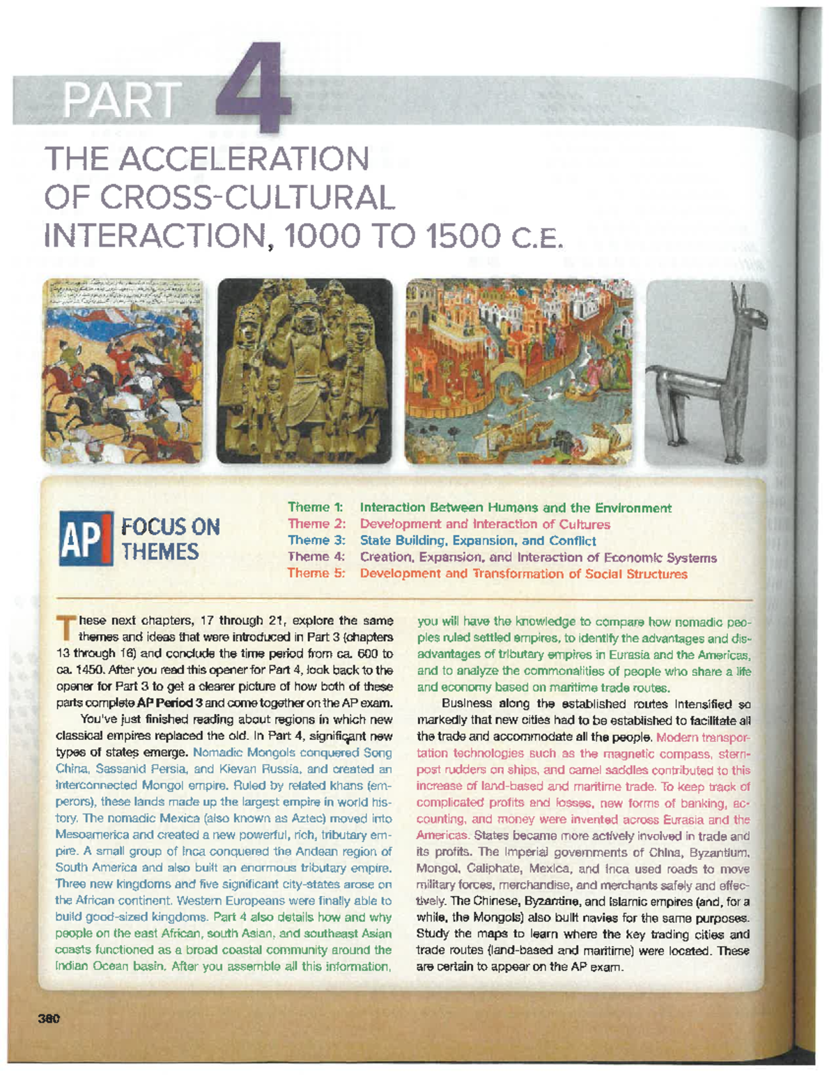 **AP World History: Part 4 - The Acceleration of Interaction to 1500 C ...