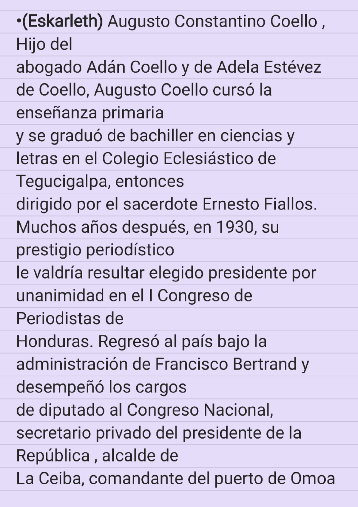Biografía de Augusto C. Coello - 221005 2001 32 - Studocu
