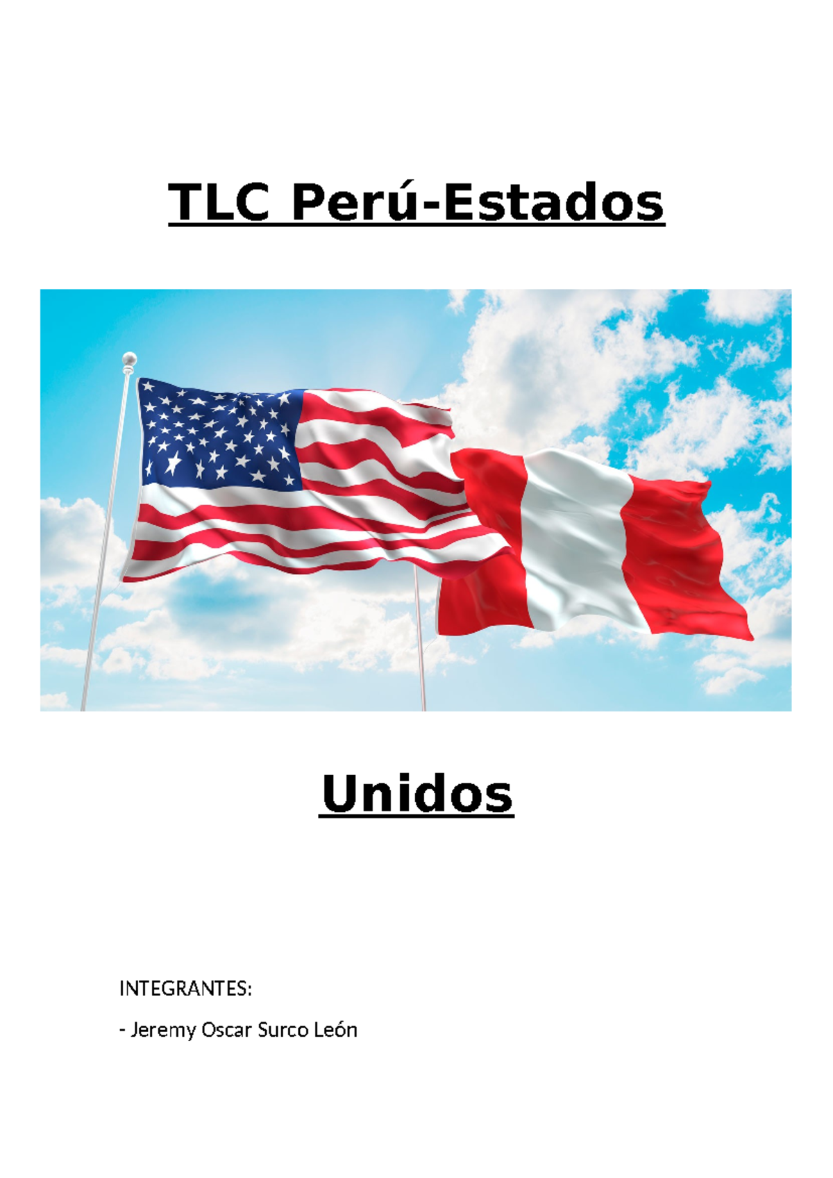 TLC Perú-EEUU: Análisis del Tratado de Libre Comercio y su Impacto ...