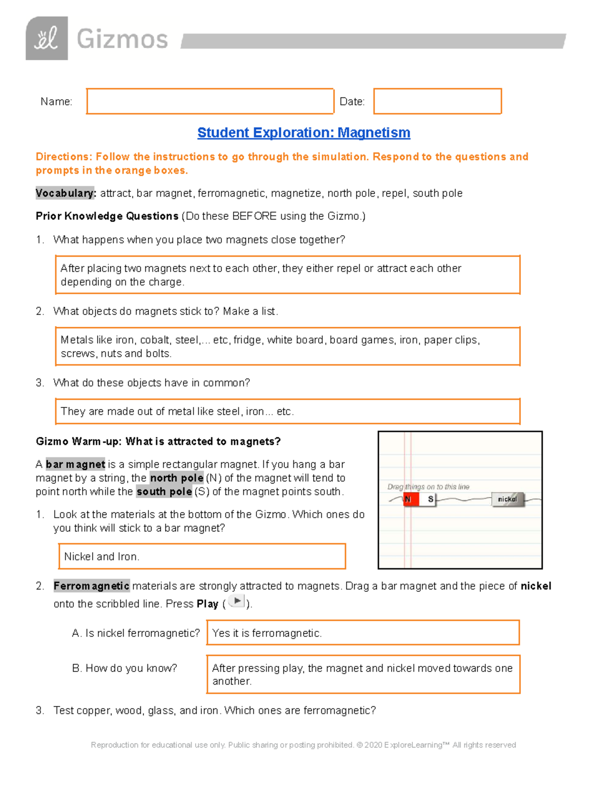 Magnetism SE - Lab Exploration: Understanding Magnetic Forces and ...