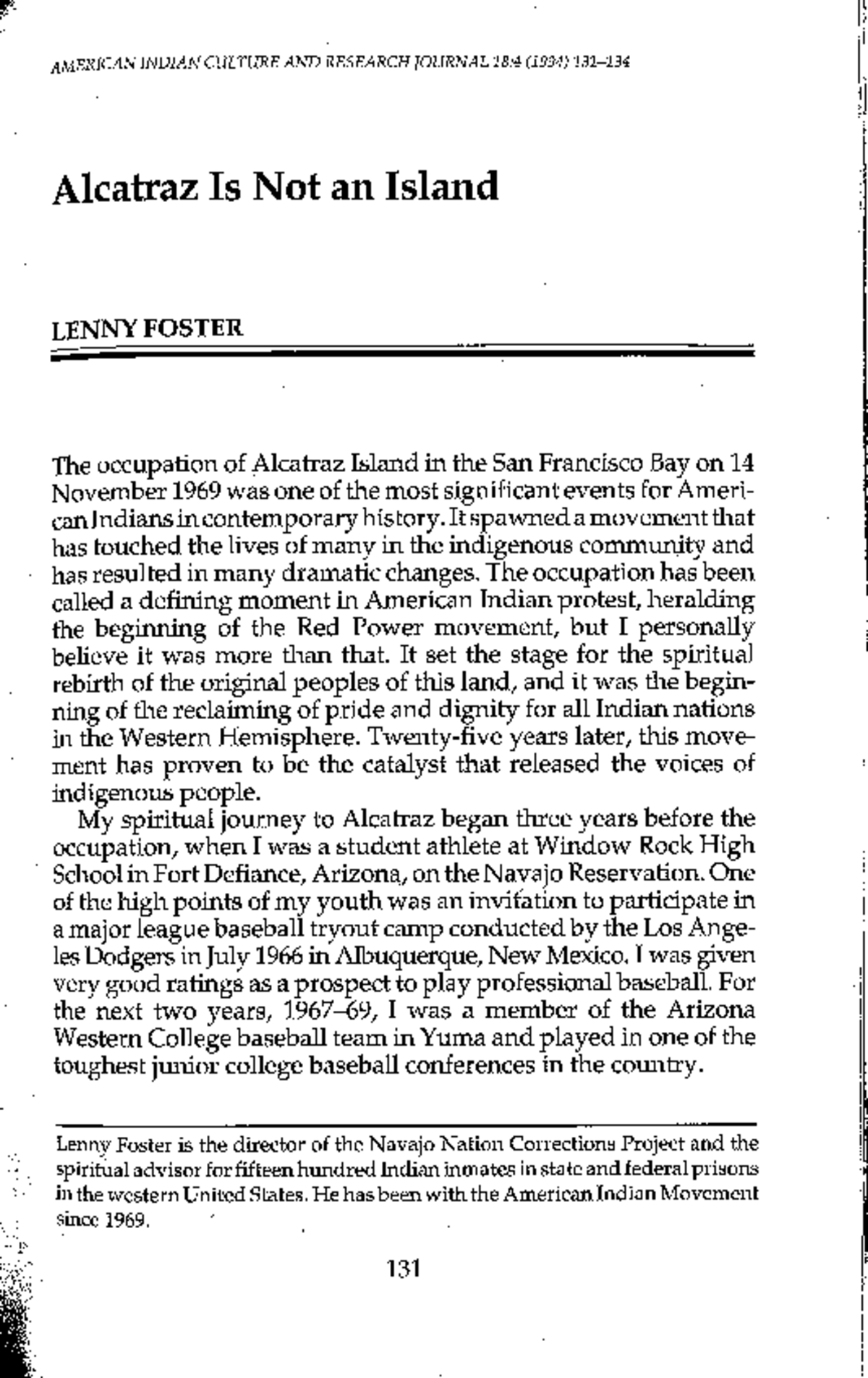 Alcatraz Occupation: Key Event in the AIM and Indian Identity - Studocu