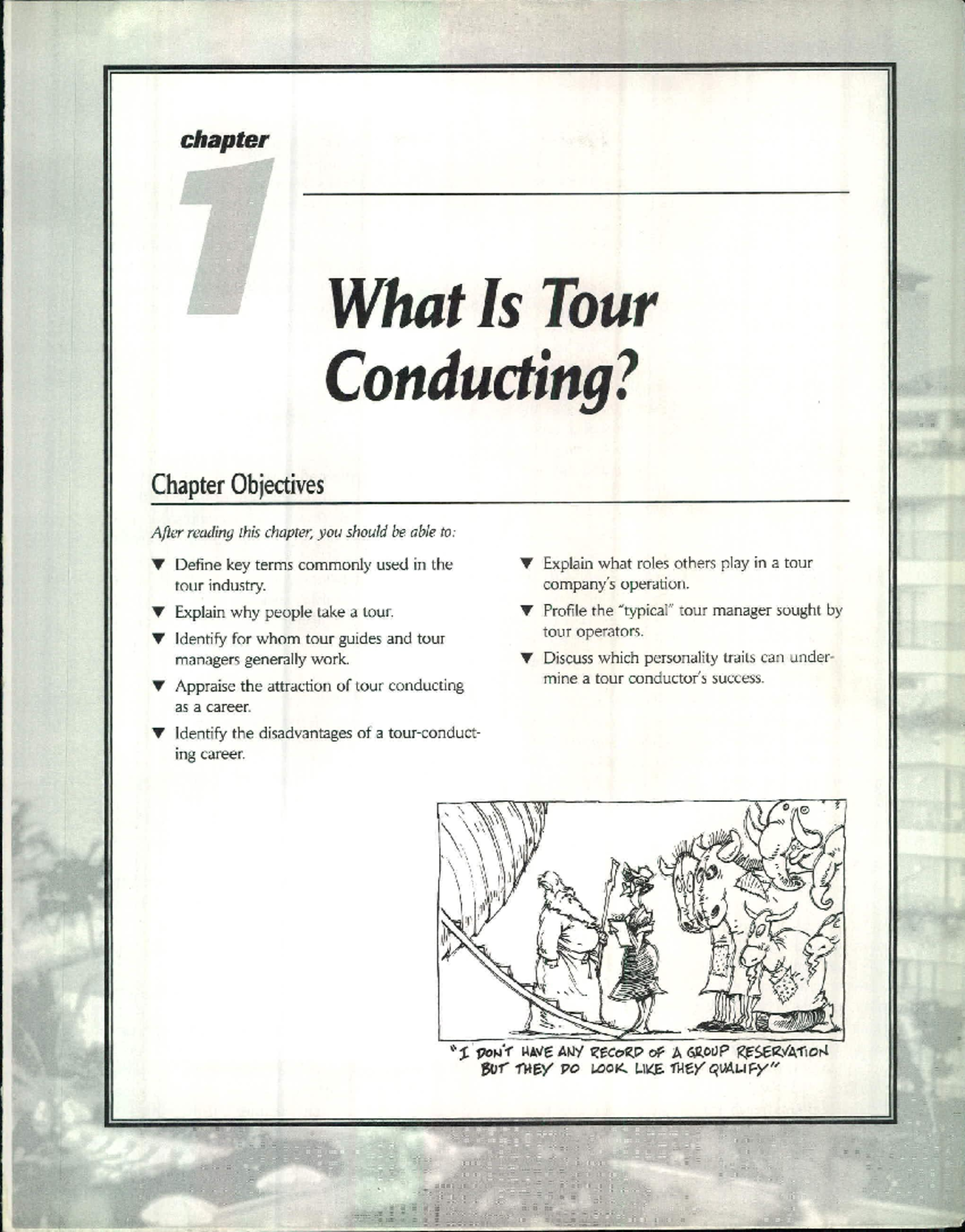 100032252 - Chapter 1: Introduction to Conducting Tours - Studocu