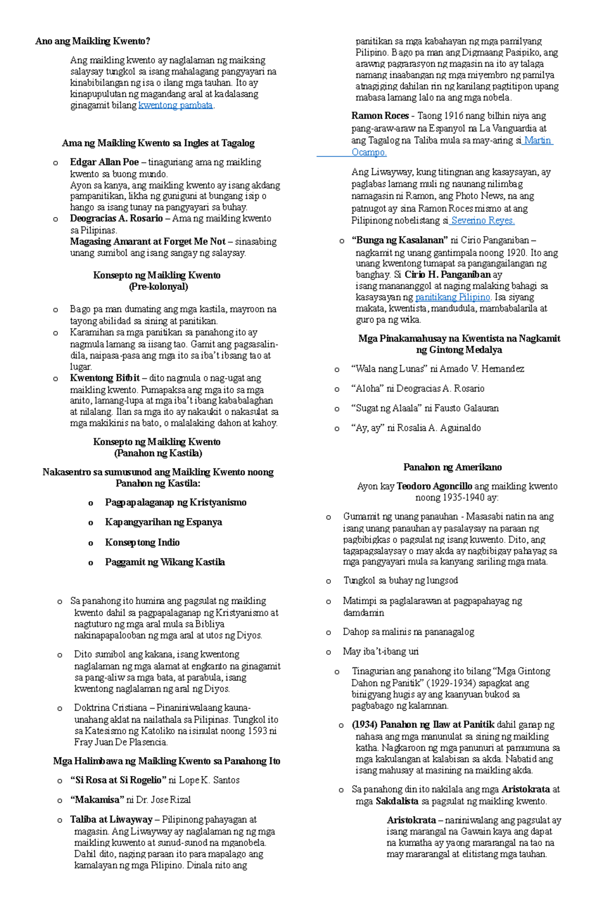 Filipino Maikling Kwentong Pambata Tagalog Maikling Kwentong