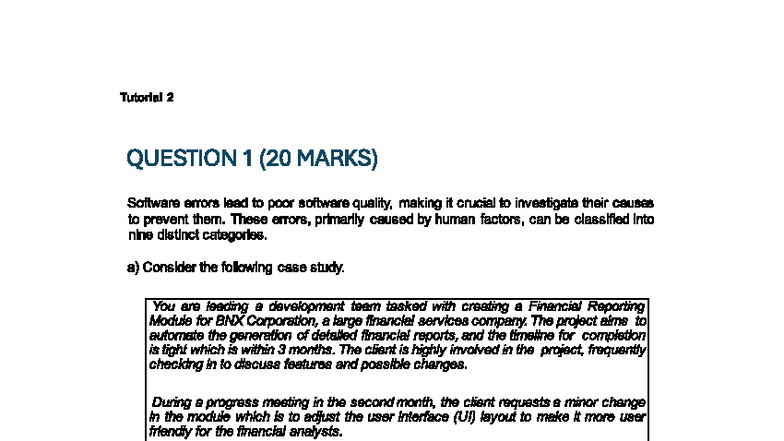 Revision 2 ISP573 - Tutorial 2 Questions and Case Studies - Studocu