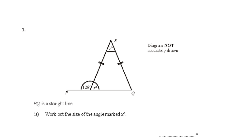 Maths Assignment: Angle Calculations and Diagrams (Course Code: 1 ...