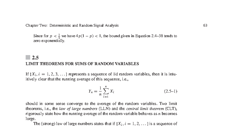 Chapter 2: Analysis of Deterministic and Random Signals in Digital ...