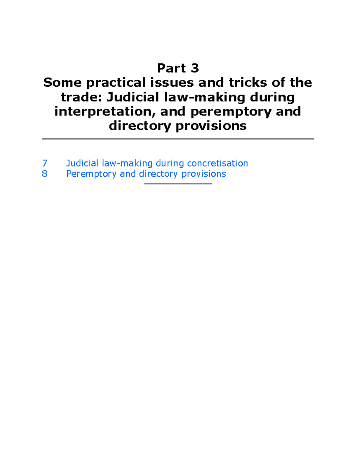 Judicial Law-Making in Statutory Interpretation: Detailed Analysis ...