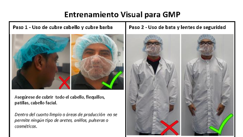 Entrenamiento Visual EPP para Cuarto Limpio QA.030 Rev.1 - Studocu