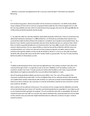 DGM3 Task 1 revised - DGM Task 1 A. 1. While her class discusses the topic, the teacher moves ...