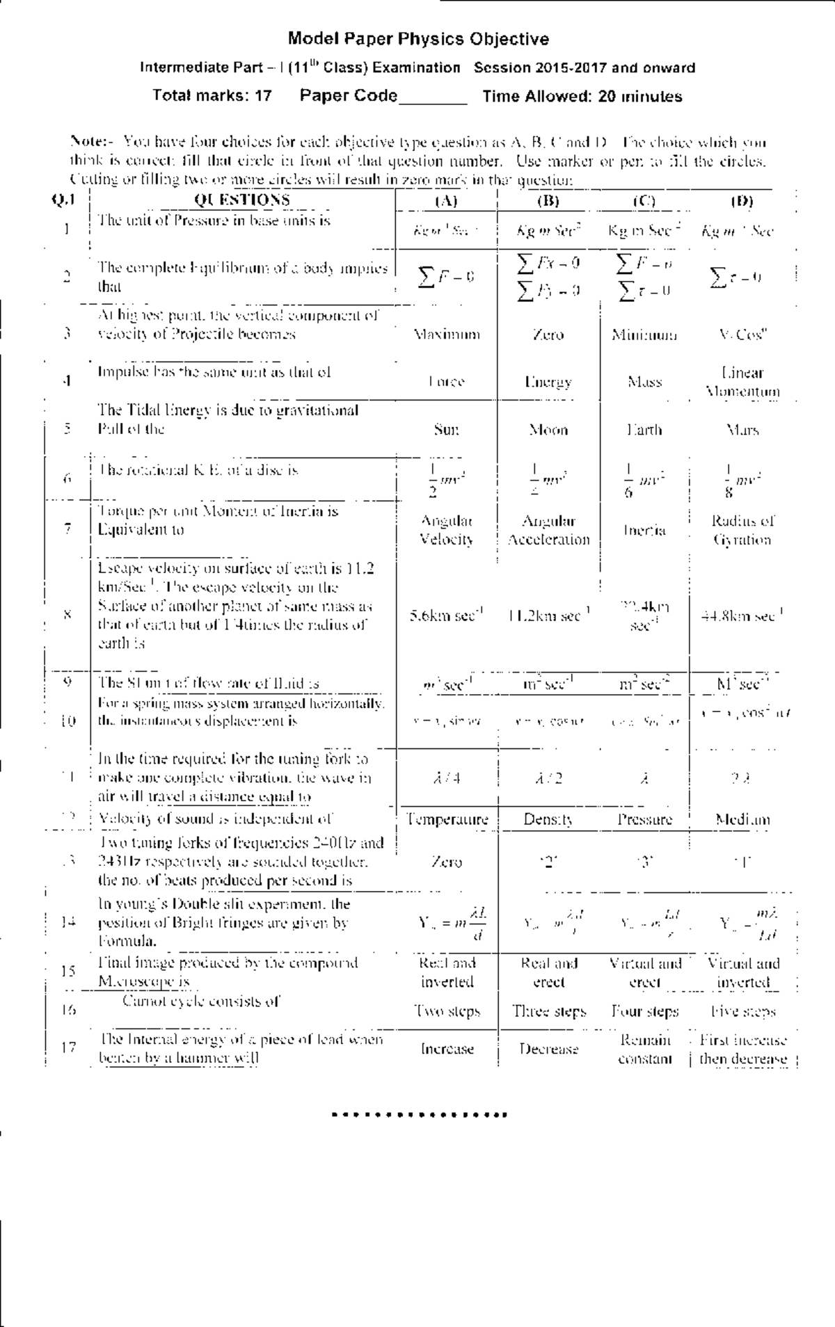 Physics Overview and Key Concepts for Study - Studocu