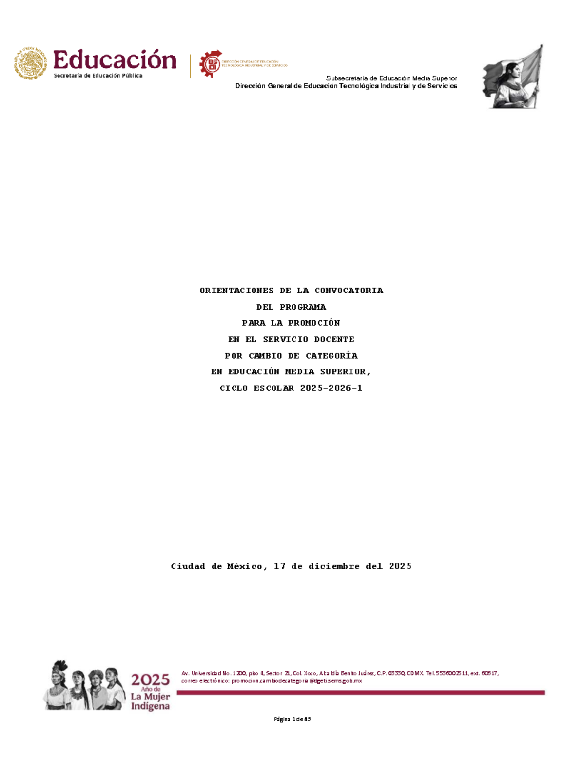 Orientaciones Convocatoria Programa Promoción Docente CC 202-2026 - Studocu