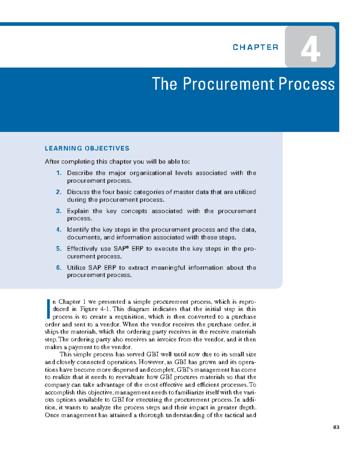 KTRA 1 - Chapter 4: Procurement Process Overview and Key Concepts - Studocu
