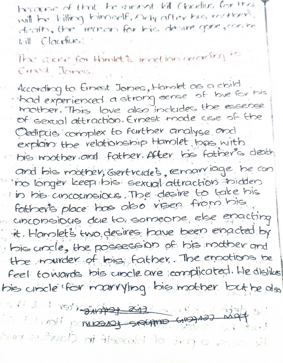 Hamlet's Oedipus Complex: Analyzing Desire and Action in E Literature ...