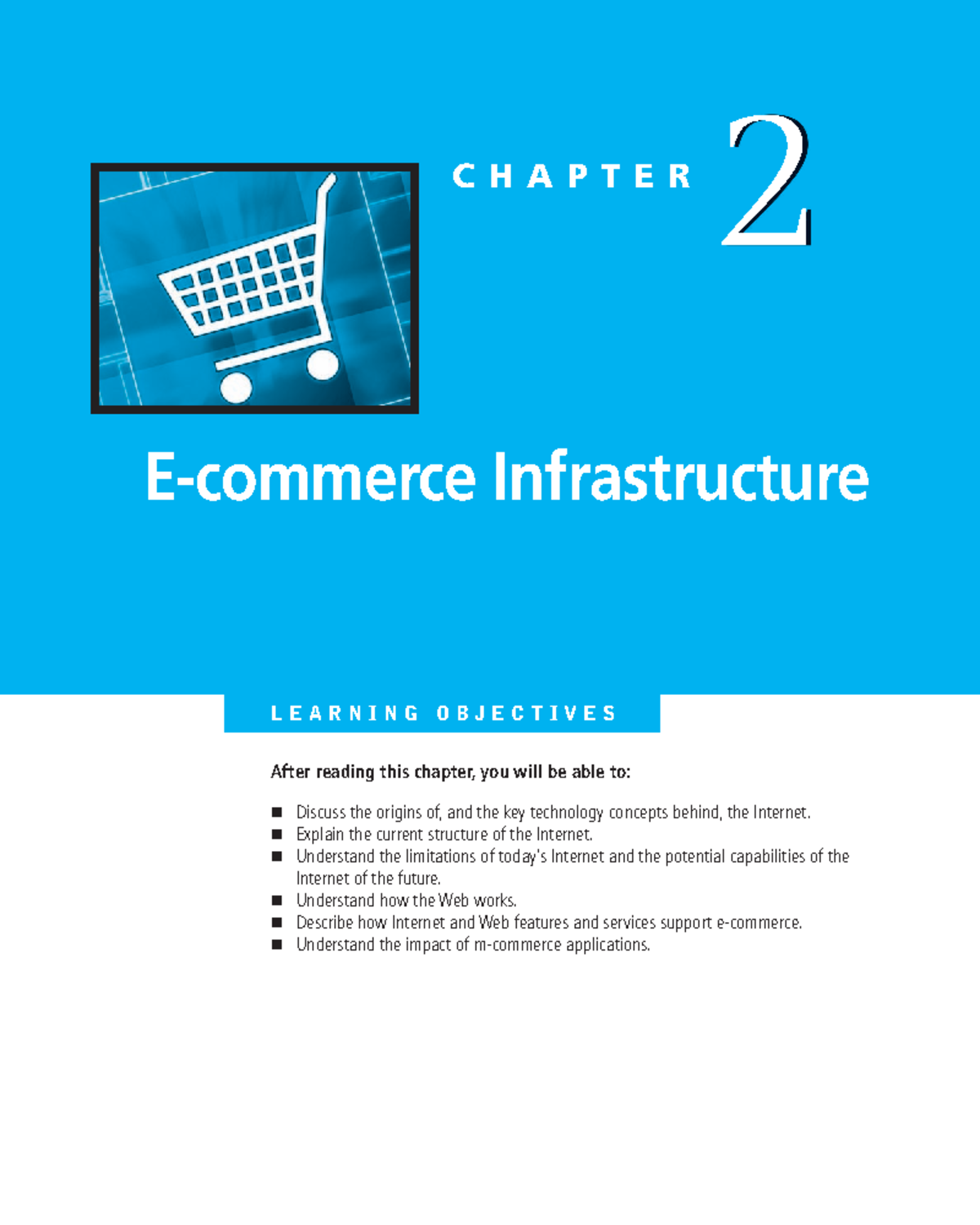 Chapter 02 e Commerce Infrastructure - C H A P T E R 2 Infrastructure ...