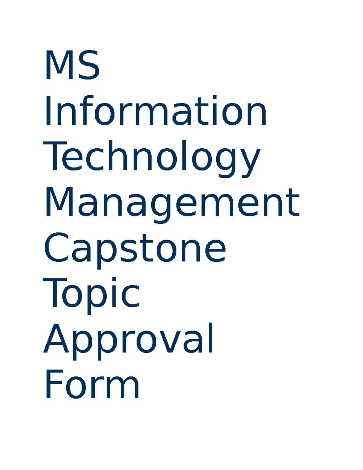 MSITM Capstone - Third-Party Vendor Management Application Proposal ...
