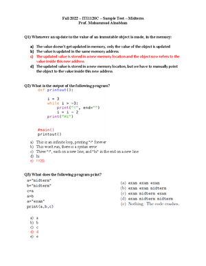 CS101 Lecture 6 Notes: Python Program and If Statements - Studocu