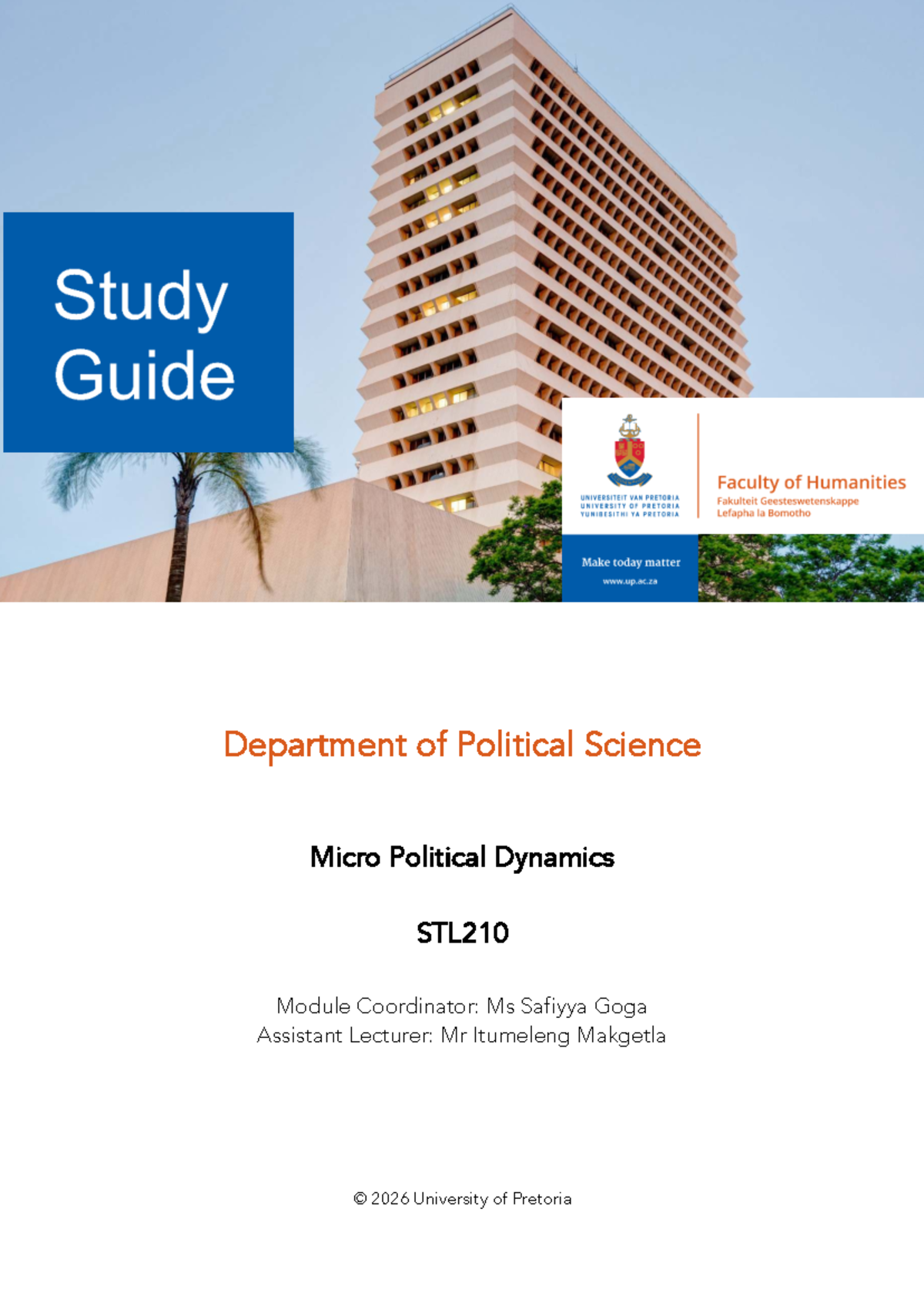 2026 STL210 Micro Political Dynamics Study Guide - Studocu
