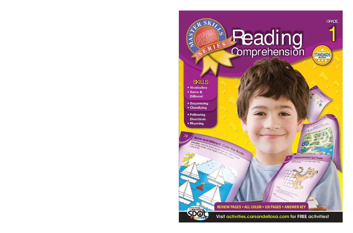 Master Skills Reading Comprehension: Grade 1 Workbook - Studocu
