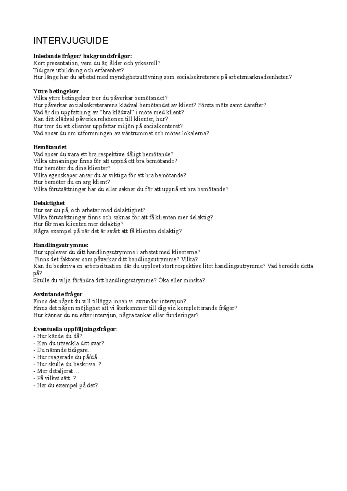 Skrivguide för Uppsats HT24 - Struktur och Metod i Akademiskt ...