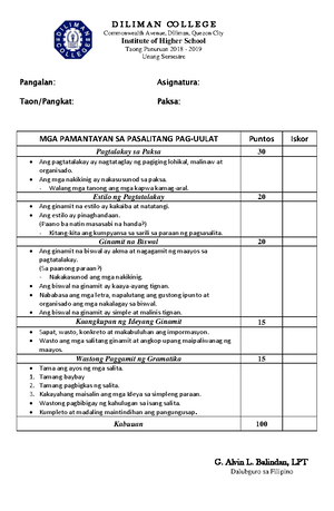 Teoryang Tata Teorya Ng Wika Persecución En El Laberinto