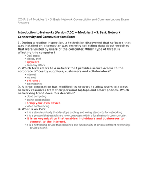 CCNA 2 SRWE Practice PT Skills Assessment (PTSA) – Part 2 Answers - CCNAv7: Switching, Routing ...