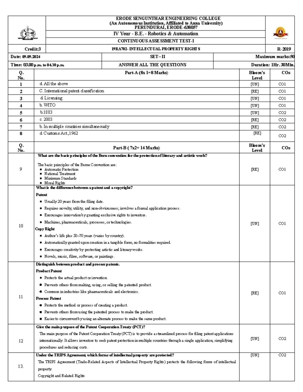 Syllabus - CCS358 PRINCIPLES OF PROGRAMMING LANGUAGES L T P C 3 0 0 3 COURSE OBJECTIVES: To ...