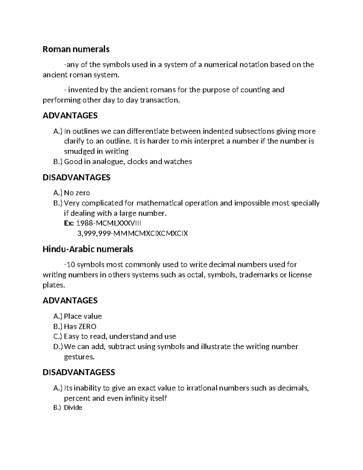 Roman numerals - NONE - Roman numerals -any of the symbols used in a ...