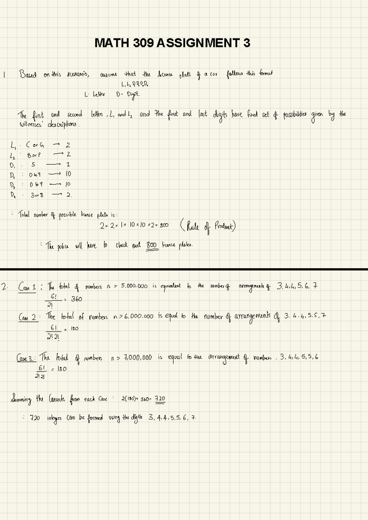 MATH309 Assignment 3 - ####### MATH 309 ASSIGNMENT 3 I. Based on this ...