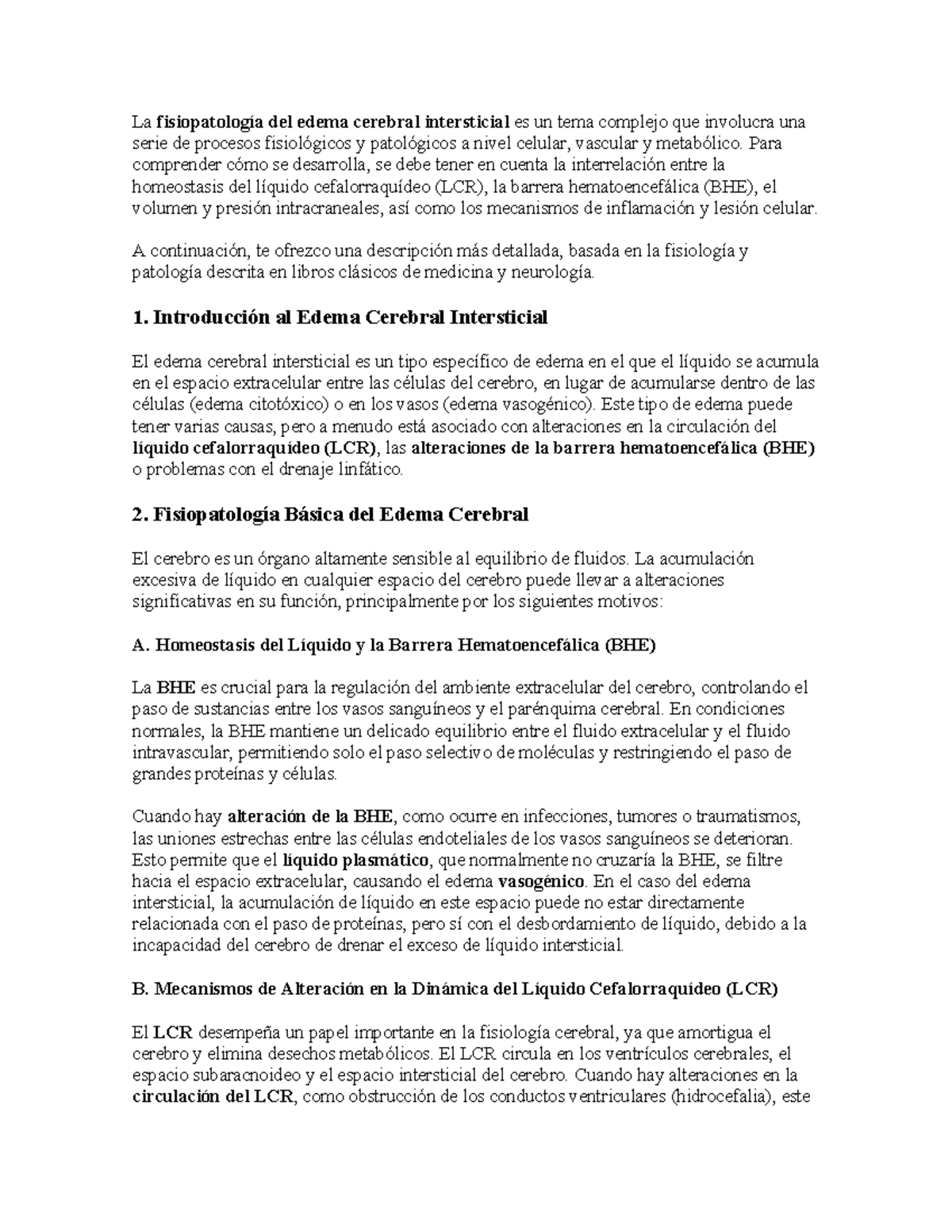 Fisiopatología del Edema Cerebral Intersticial: Un Análisis Detallado ...