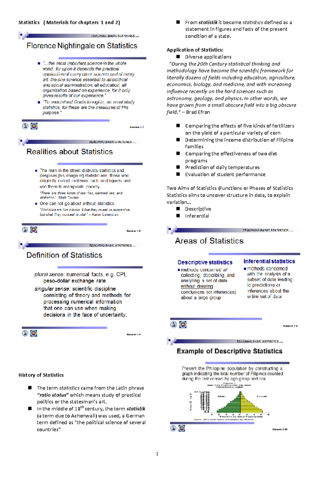 Statistics: Applications and Functions in Data Management & Analysis ...